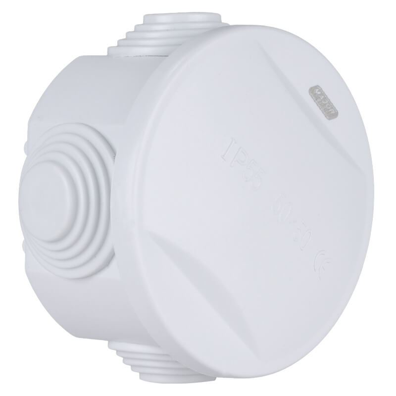 IP55 Junction Boxes with Rubber Gland (80mm x 80mm x 50mm) | MajorTech