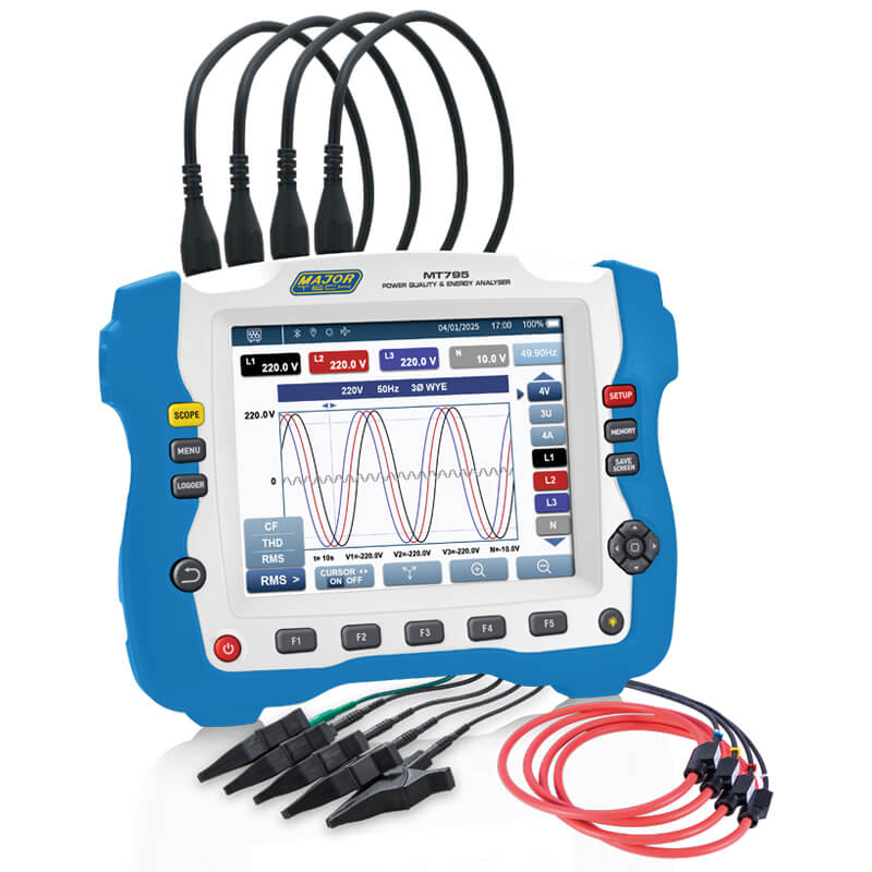 Three-Phase Power Quality & Energy Analyser | MajorTech