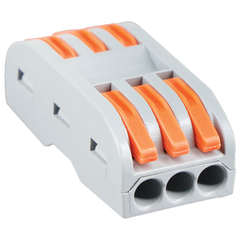 3-Pole Inline Connector Blocks | MajorTech