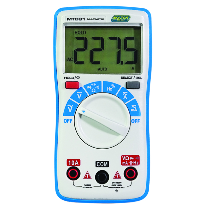 Compact Auto Ranging Multimeter | MajorTech